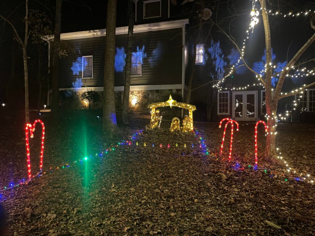 The Burgess Candy Cane Forest on North Burgess Trail - Milton Christmas ...